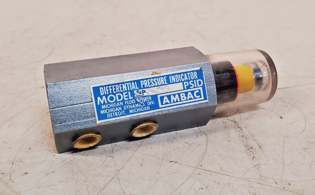 Ambac Differential Pressure Indicator DP-25 PSID – GenerationalSales