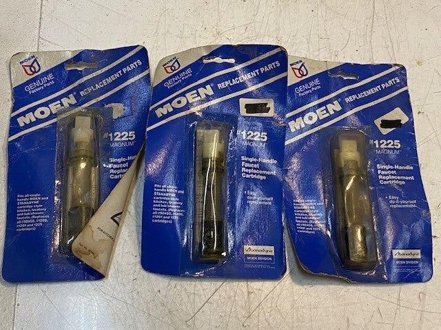 3 Quantity of Moen #1225 Magnum Single-Handle Faucet Repl. Cartridge ...